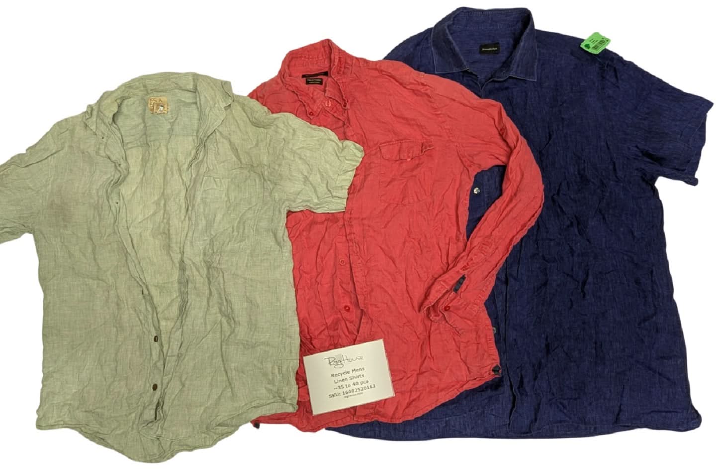 Recycle Mens Linen Shirts ~35 to 40 pcs – Raghouse